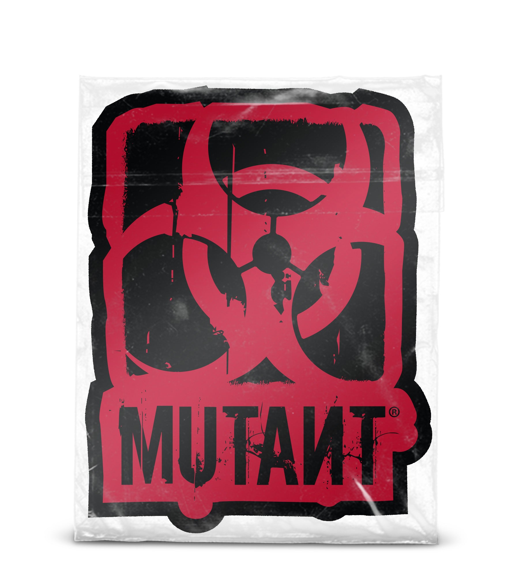RUGGED Truck Window Decal (Red & Black) – MUTANT